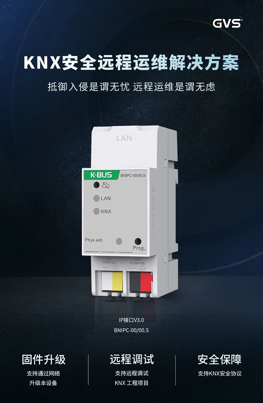 GVS新品 | IP接口V3.0，搞定KNX安全远程运维问题 - 哔哩哔哩
