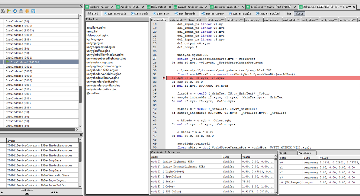 Unity&UE4屠龙术 - shader单步调试 - 哔哩哔哩