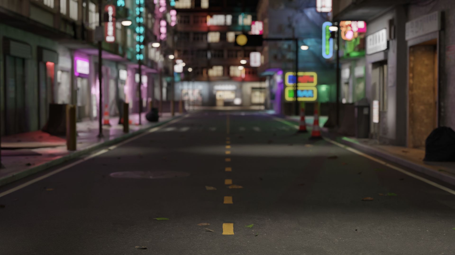 【Cycles/MMD场景】夜街场景配布及使用细节 - 哔哩哔哩