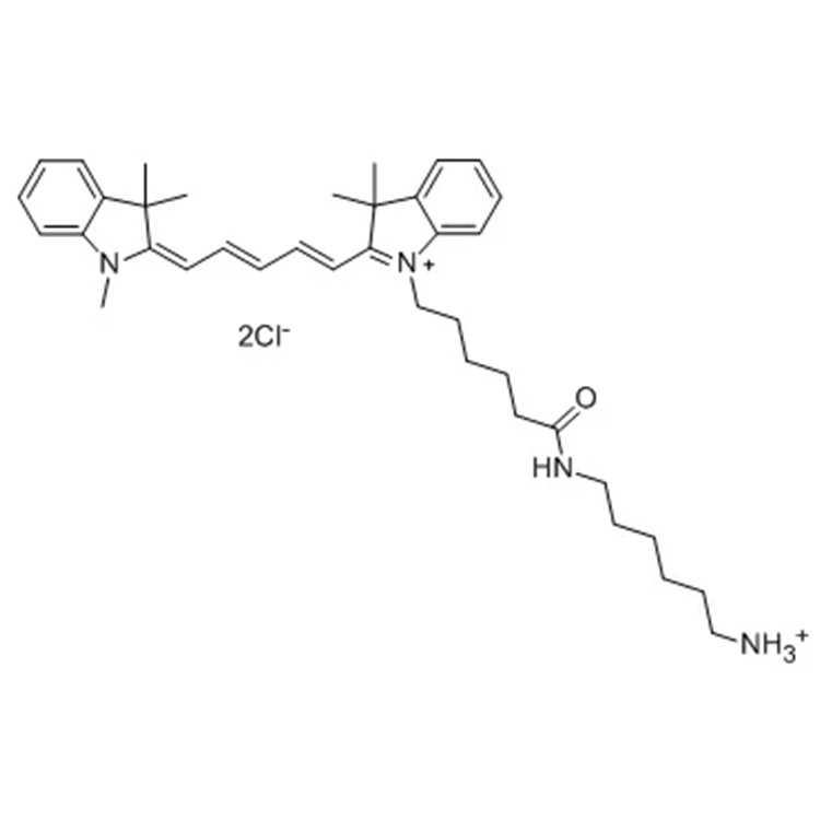 花菁染料Cy5-氨基 Cyanine5-NH2，1807529-70-9，Cy5 amine 的纯度为95%以上 - 哔哩哔哩
