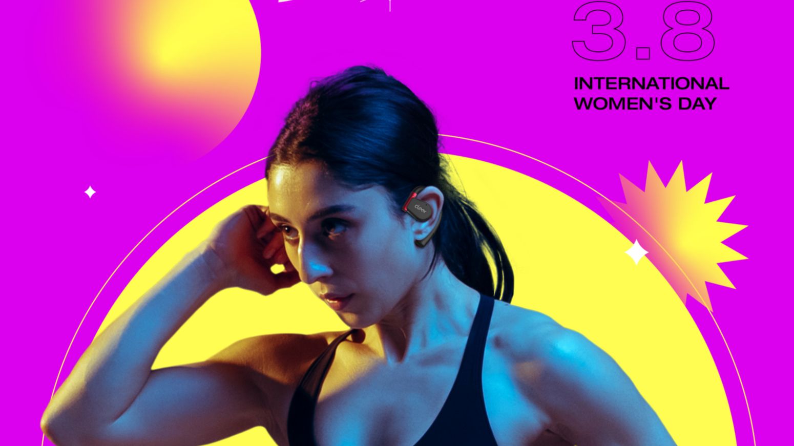 三八节，戴上Cleer ARC II 开放式运动智能耳机，做“智由女神” - 哔哩哔哩