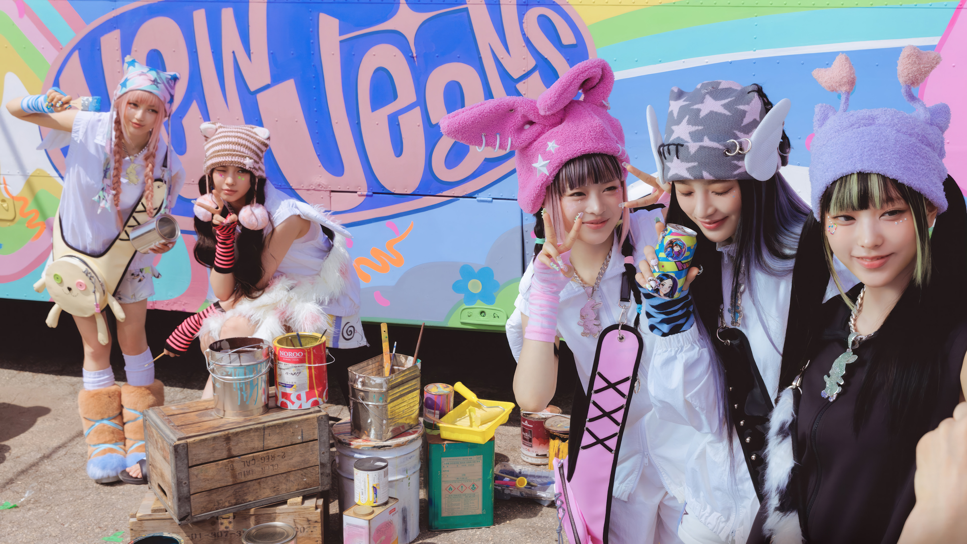 PUBG X NewJeans (뉴진스) | 4K 电脑壁纸 手机壁纸 - 哔哩哔哩