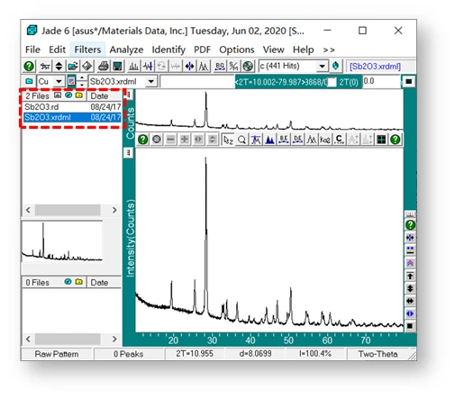 【软件教程】如何使用Jade软件处理XRD数据？ - 哔哩哔哩