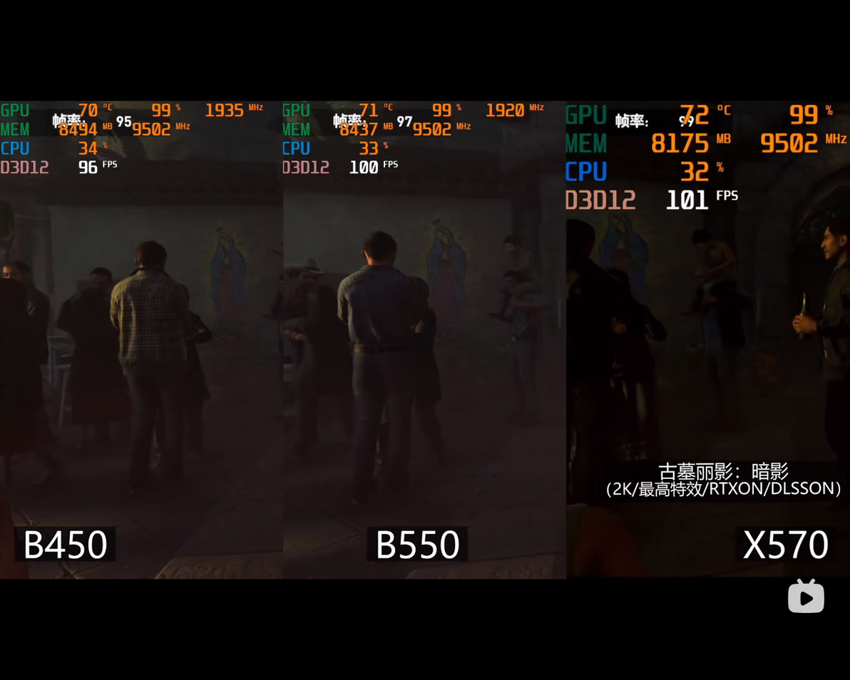 【对比测试】更具性价比的选择！新版BIOS放出，B450主板也能用上锐龙5000系列CPU！ - 哔哩哔哩