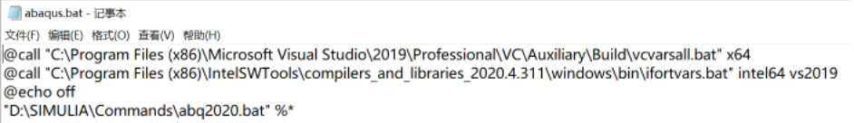 abaqus子程序运行中“ifort不是内部或外部命令，也不是可运行的程序”解决办法 - 哔哩哔哩