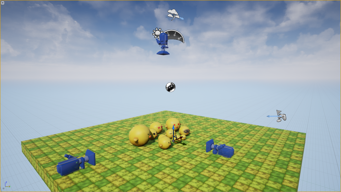 【UE4笔记】使用Flip Flop及MultiGate蓝图节点切换两个及多个相机 - 哔哩哔哩