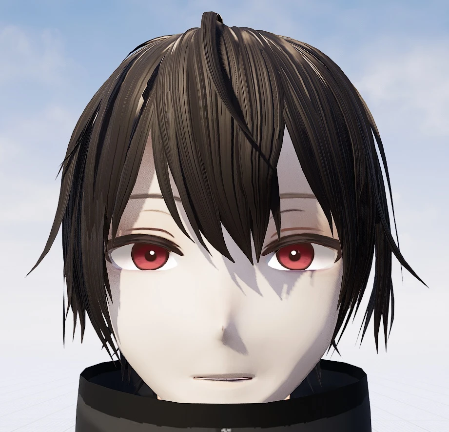 ⑤用UE5打造VTuber的虚拟直播——设置角色的真实纹理 - 哔哩哔哩