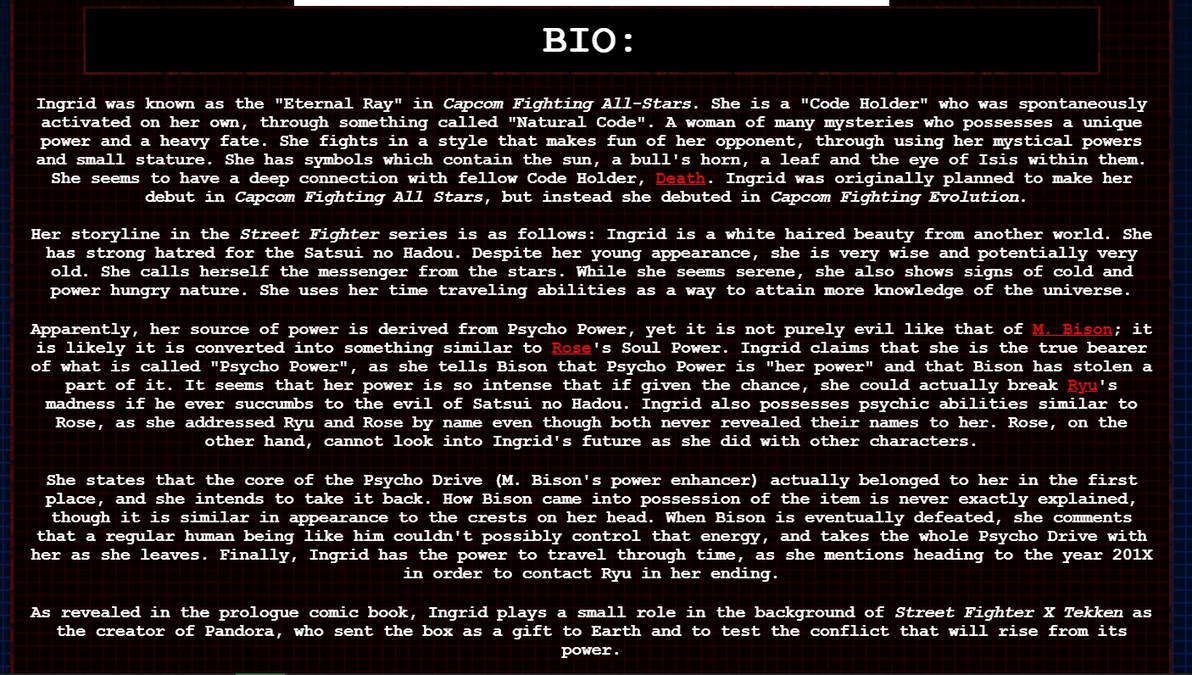 网站翻译——CAPCOM角色 ingrid （上） - 哔哩哔哩