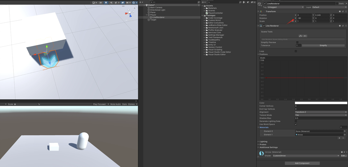 [Unity学习笔记]Navigation+LineRenderer绘制导航路径 - 哔哩哔哩