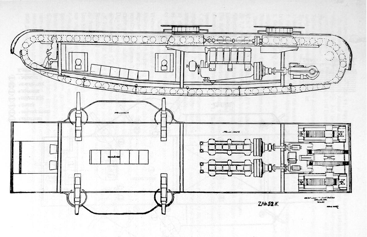 一战德国的150吨钢铁怪物——K-Wagen超重型坦克 - 哔哩哔哩