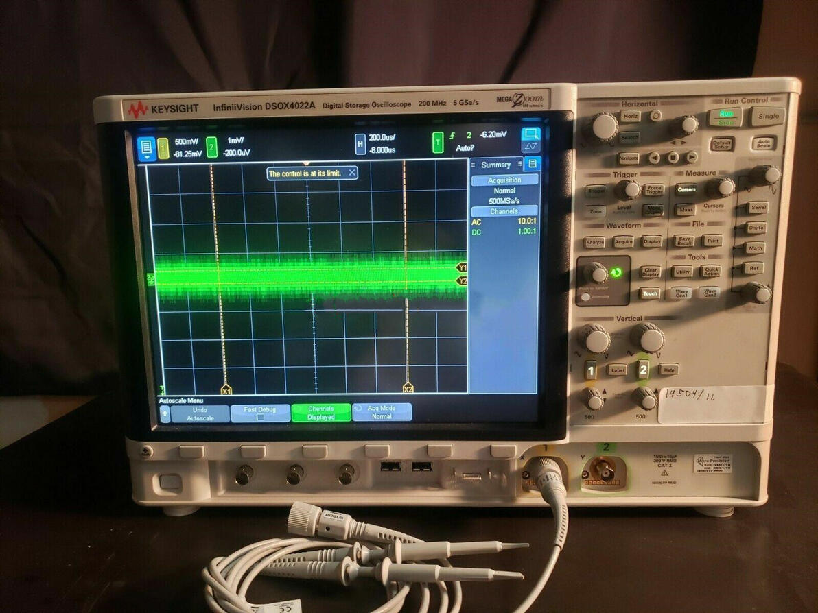 是德科技KEYSIGHT DSOX4022A示波器 - 哔哩哔哩