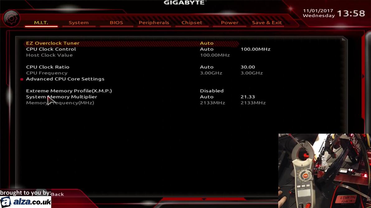 技嘉 Aorus AM4 CPU 超频教程 (译自AHOC) - 哔哩哔哩