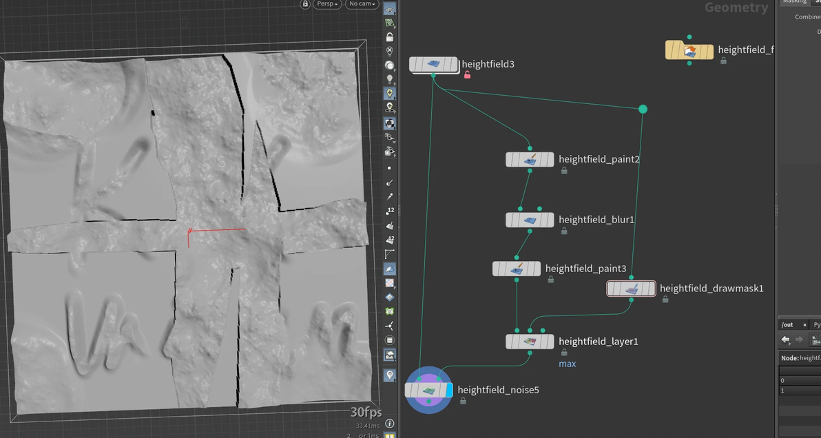 Houdini Height Field LA 001 Note - 哔哩哔哩