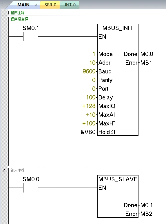 S7-200 SMART PLC与smart line触摸屏进行modbus rtu通讯连接！ - 哔哩哔哩