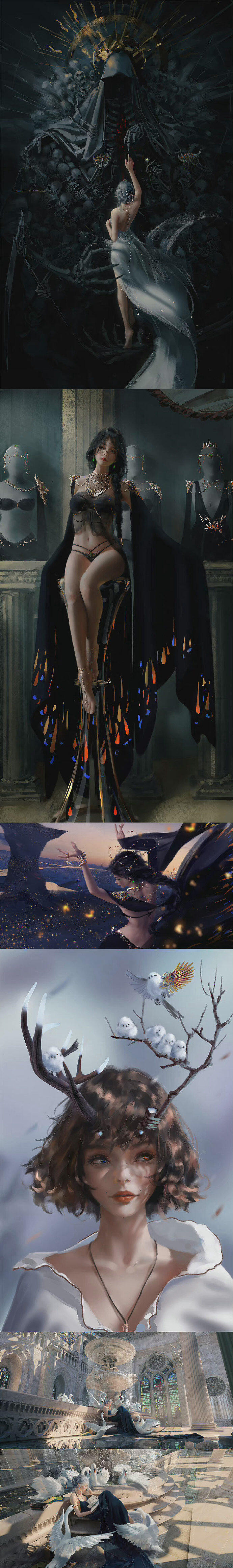 wlop鬼刀全集壁纸2017-2023 - 哔哩哔哩