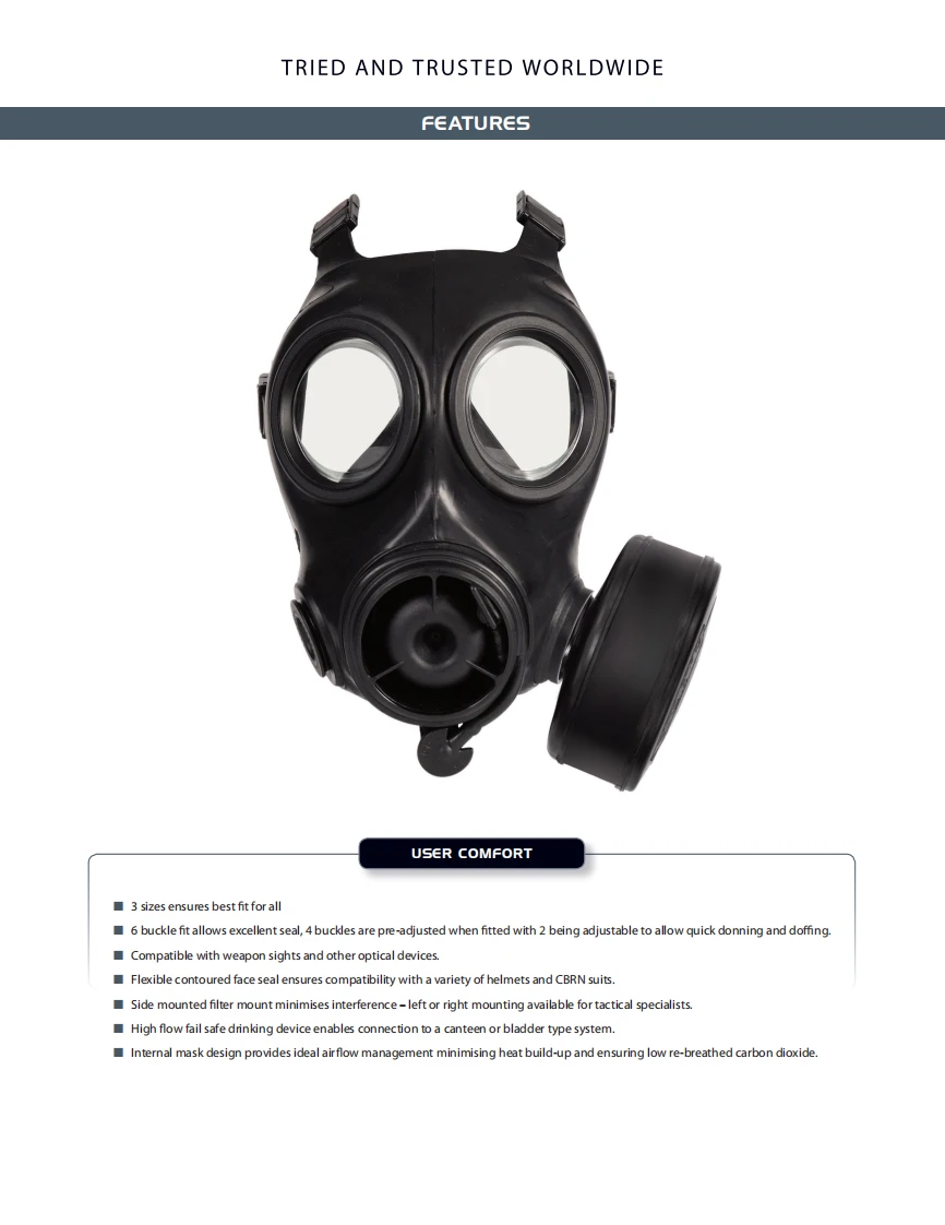 经典再度升级！FM12防毒面具，CBRN FM12 Full Face Mask - 哔哩哔哩