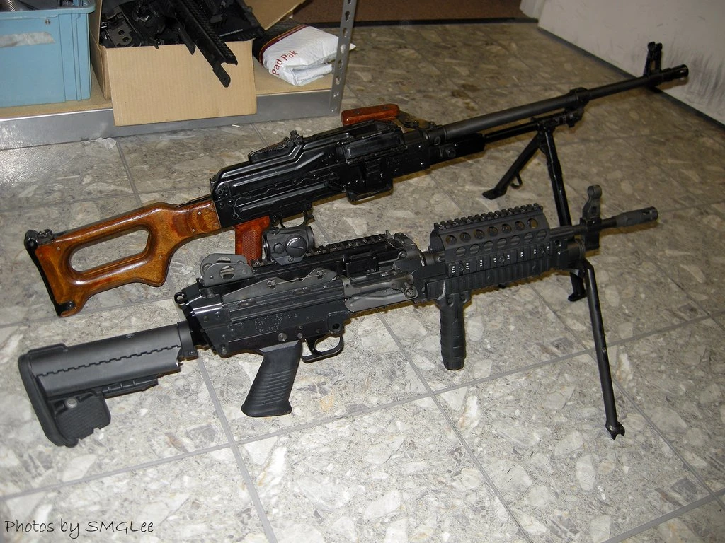 【轻武器科普】美国M249 SPW / Mk46 MOD 0轻机枪简介 - 哔哩哔哩