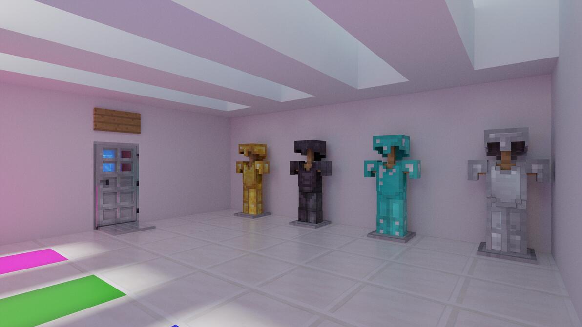 我的世界《SEUS PTGI HRR Test 2.1+PBR材质》与Blender《PBR》展示。4K - 哔哩哔哩