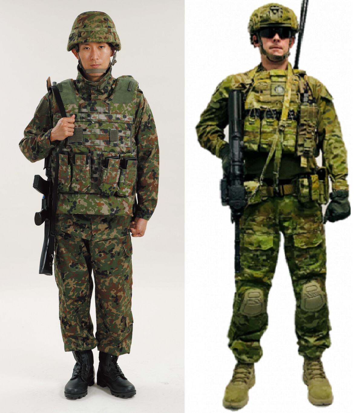 澳大利亚陆军和日本陆上自卫队单兵装备对比 - 哔哩哔哩