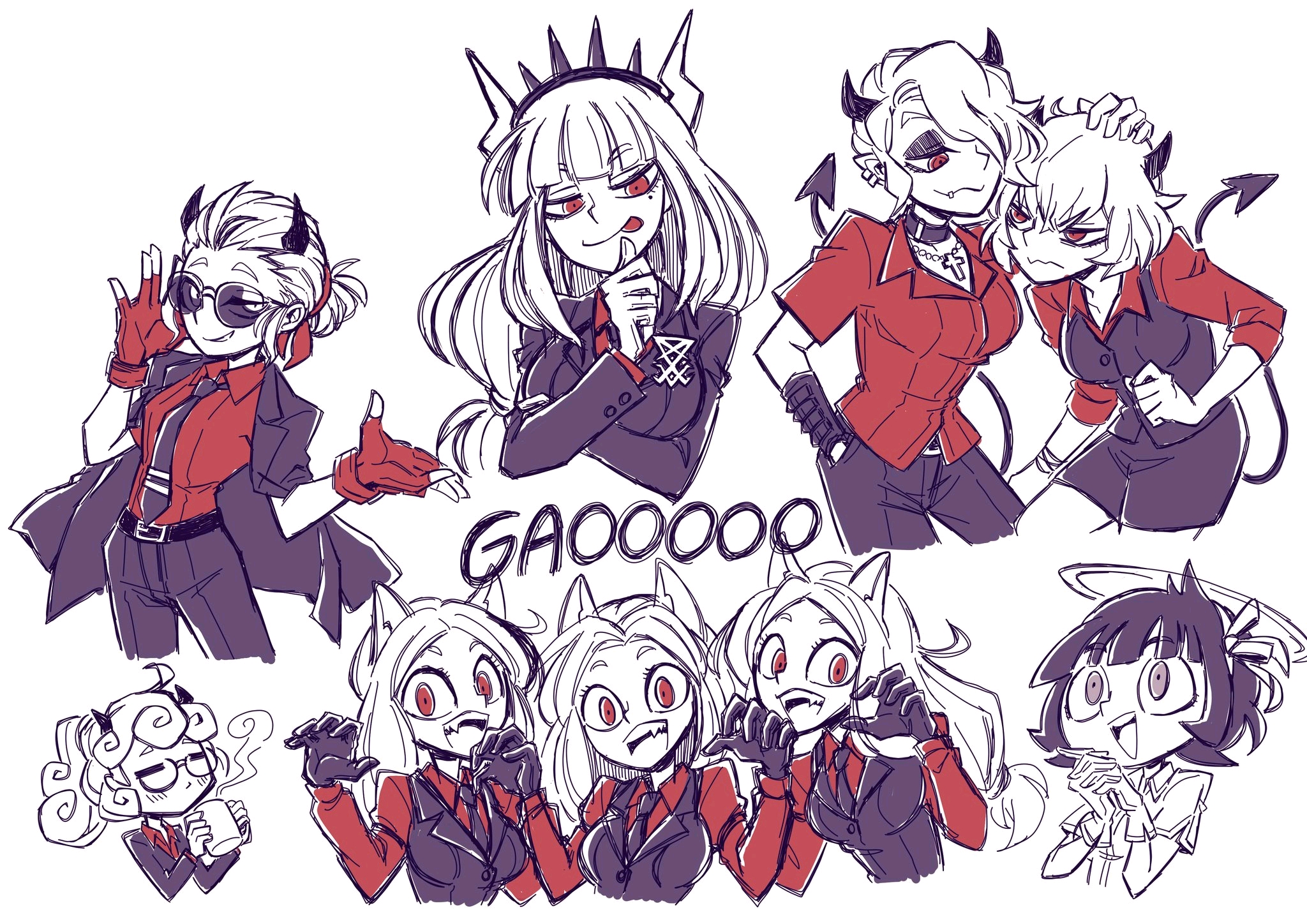 【Helltaker】近期推特好图 - 哔哩哔哩