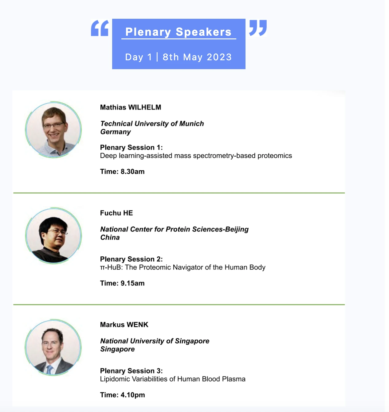 AOHUPO 2023 Congress｜Upcoming lectures of Day 1 - 哔哩哔哩