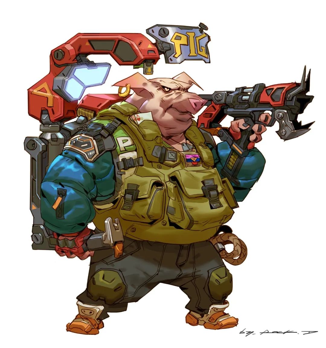 画师专访丨Rock.D“从游戏开始：一名概念设计师的自白。” - 哔哩哔哩