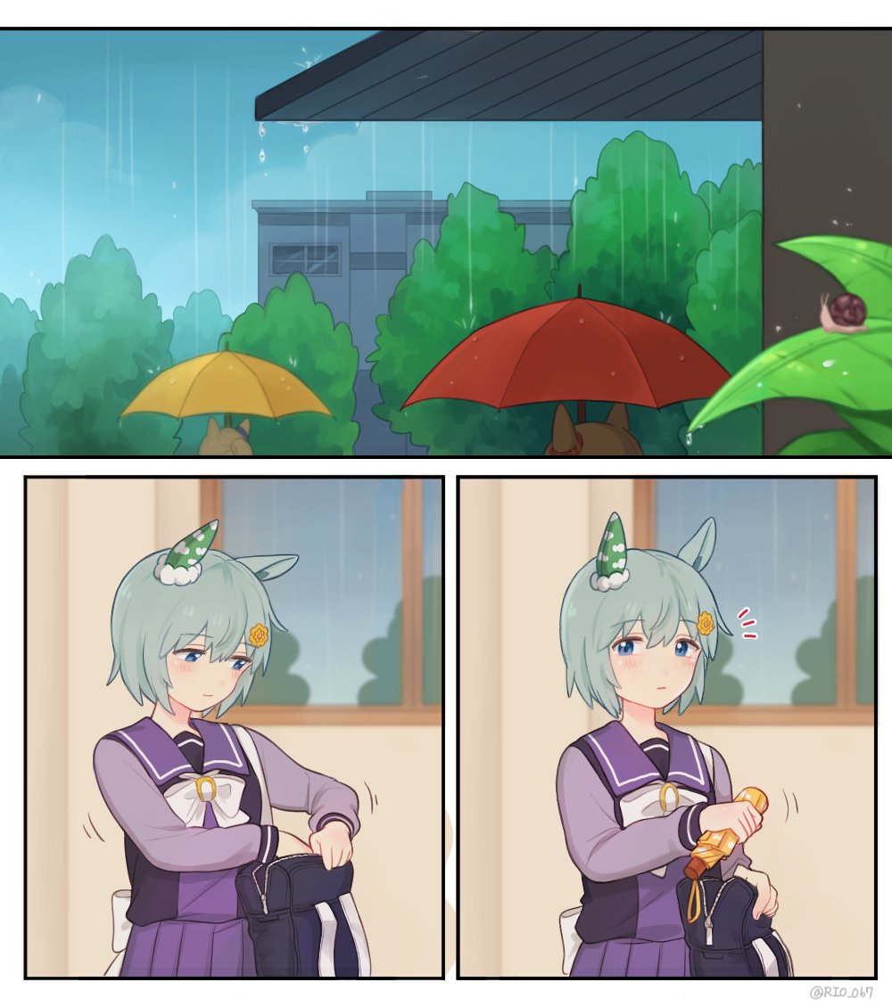 《赛马娘》漫画:小心思 哔哩哔哩