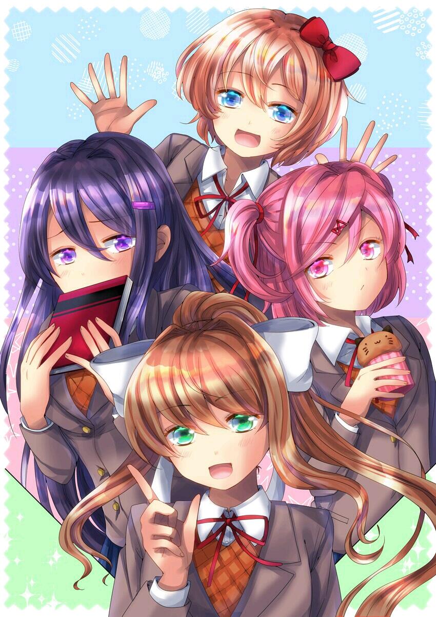 心跳文学部美图 （夏树篇） - 哔哩哔哩