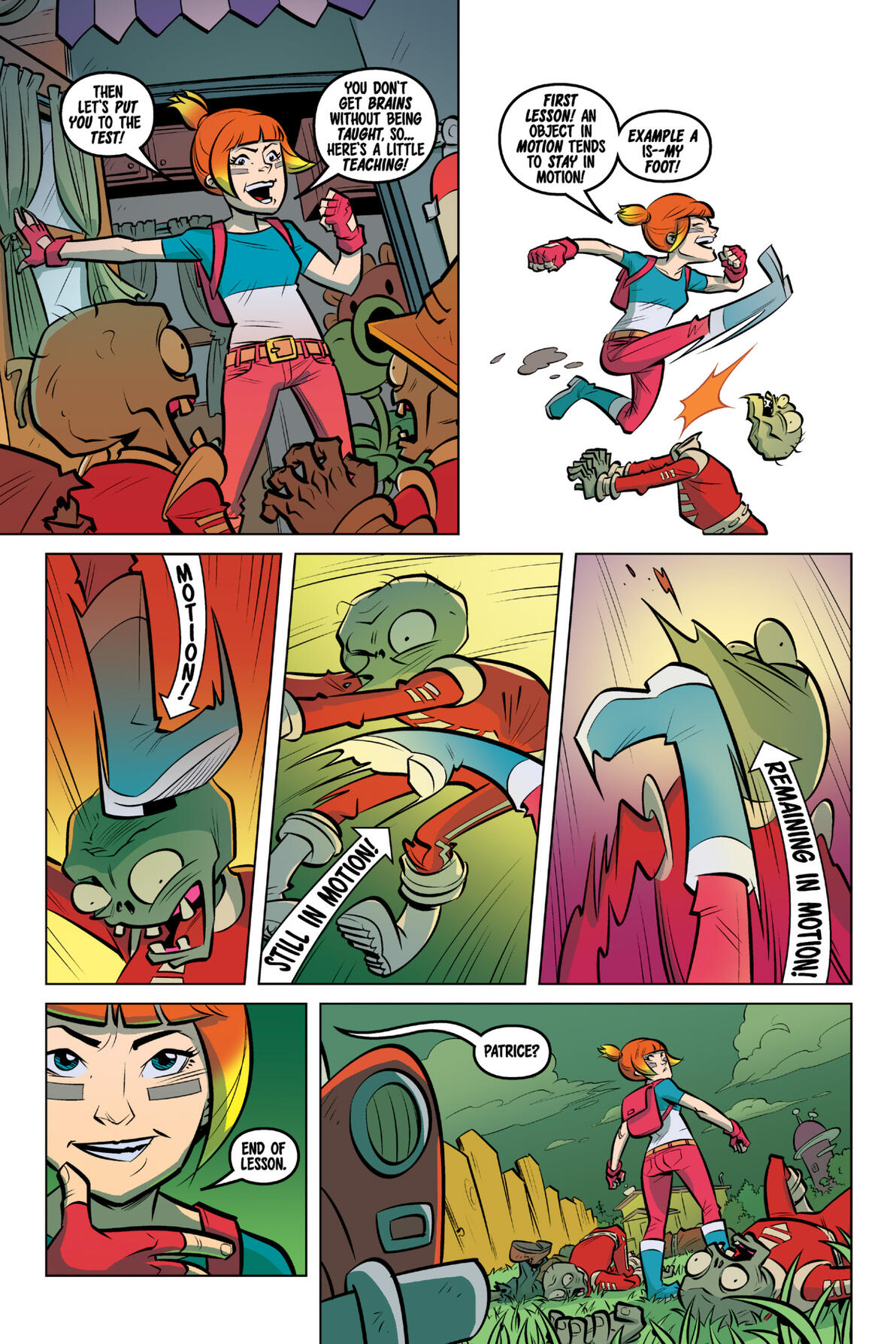 《Plants vs Zombies》（植物大战僵尸）漫画高清彩色电子扫描原版，合订本2 - 哔哩哔哩