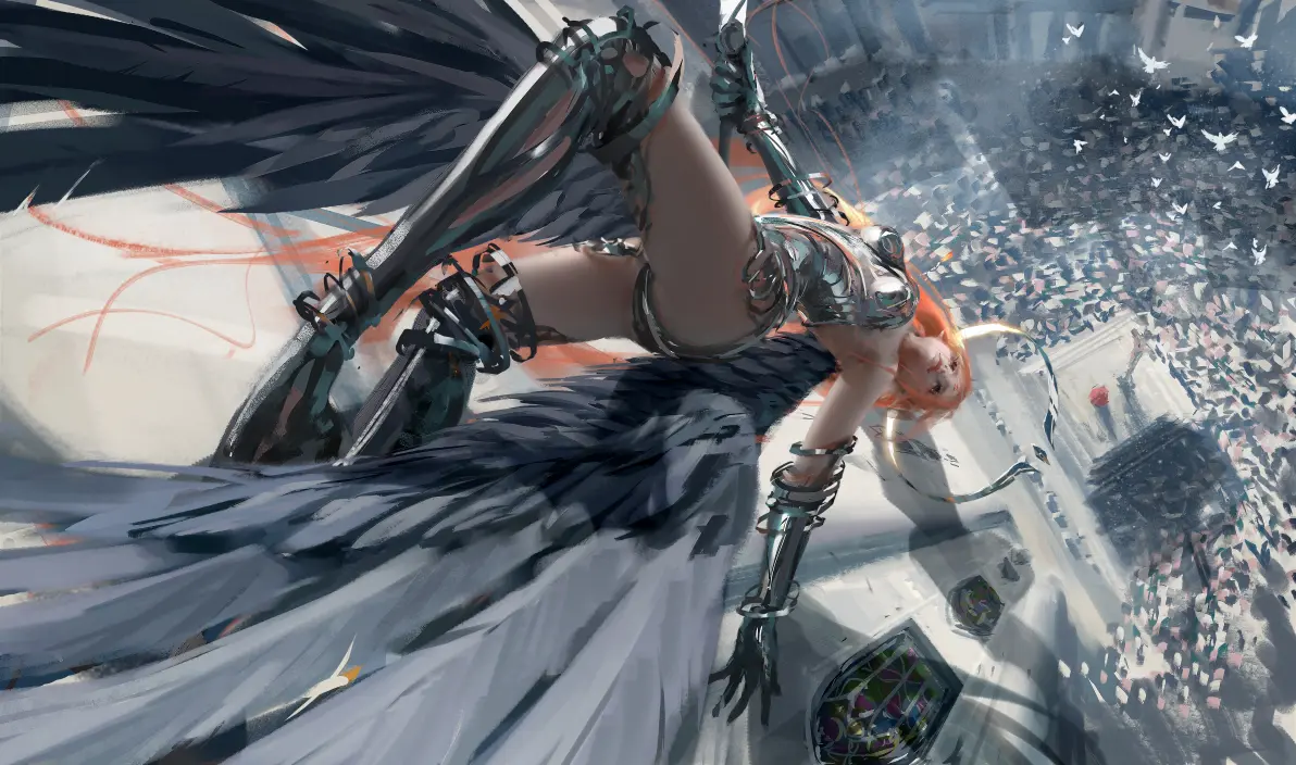 【超清4K壁纸】国内超人气画师wlop作品赏析《鬼刀》 - 哔哩哔哩