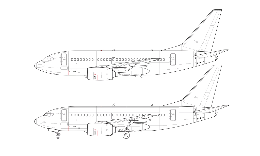 「航空图鉴」Boeing737-600 - 哔哩哔哩