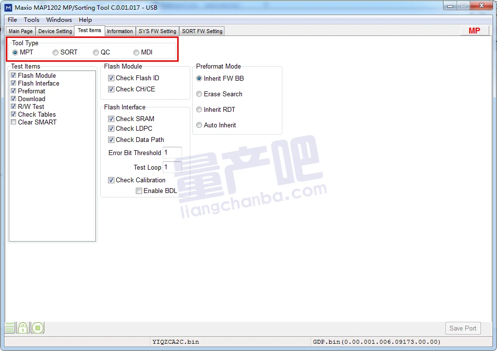 MAP1202、MAP1602主控量产工具开启QC、MDI等功能，联芸MAP1202固件、MAP1602开卡软件 - 哔哩哔哩