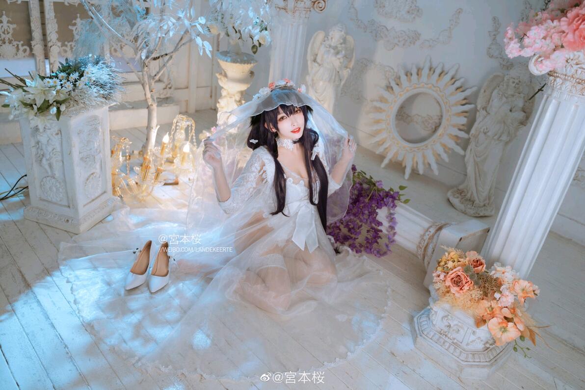 碧蓝航线吾妻花嫁COS - 哔哩哔哩