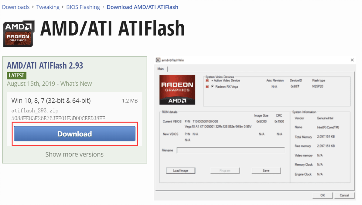 【教程】A卡刷BIOS的教程 - 哔哩哔哩