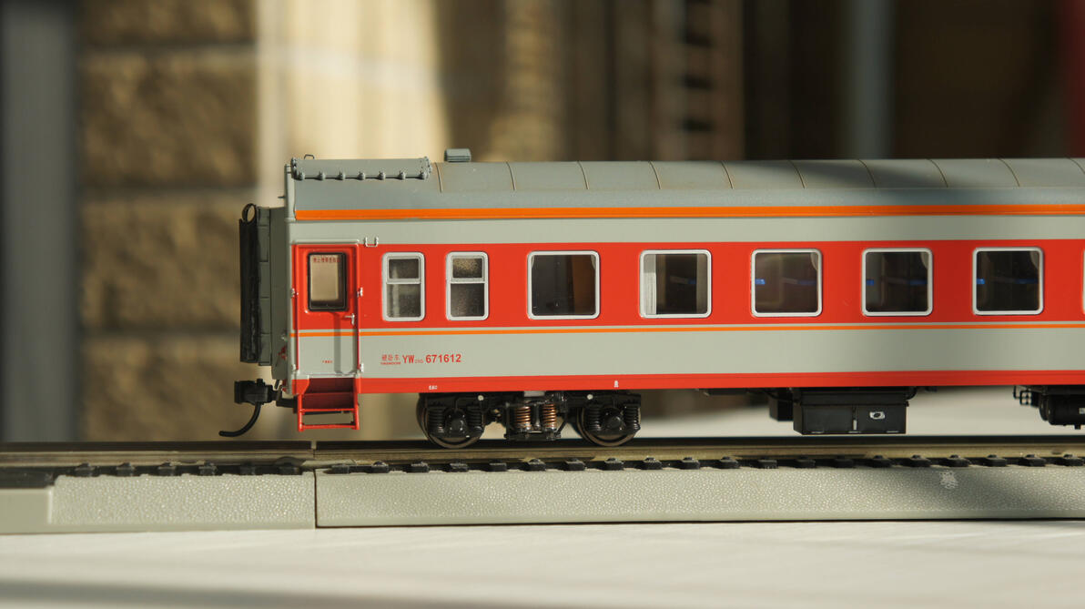【模型】N27出品YW25G硬卧（广播车）车厢 评测 P2 - 哔哩哔哩