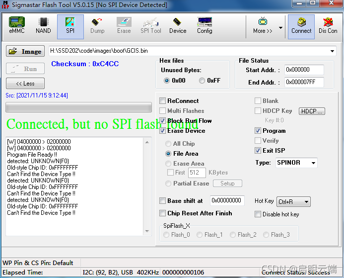 应用启明云端sigmastar SSD201 / SSD202D核心板时，怎么解决ISP烧录uboot遇到的问题？ - 哔哩哔哩