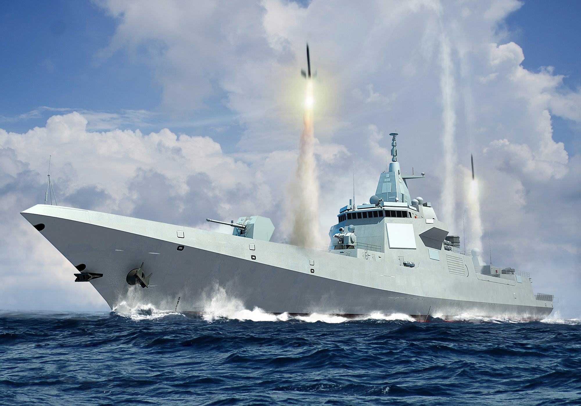 055驱逐舰8艘战舰全部入列 中国海军八仙过海千舰竞发百舸争流 - 哔哩哔哩