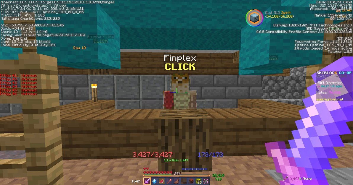 Hypixel Skyblock rift: dreadfarm攻略 - 哔哩哔哩