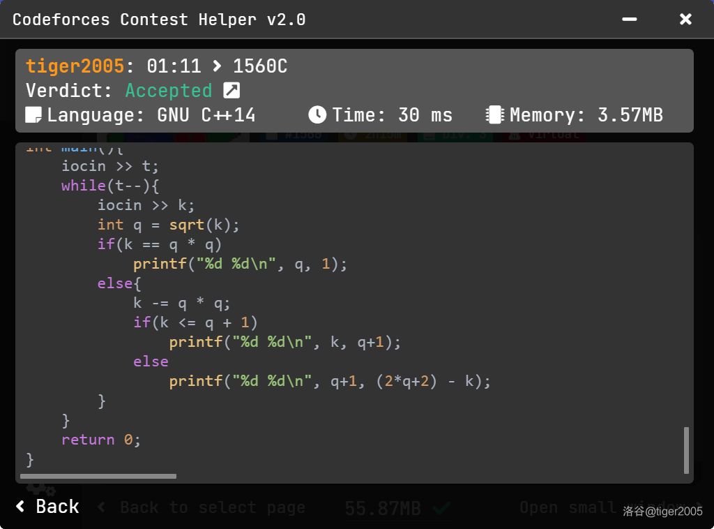 Codeforces Contest Helper v2：解决 CF 比赛需求 - 哔哩哔哩