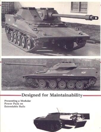 80年代的科幻坦克：RDF/LT轻型坦克 - 哔哩哔哩