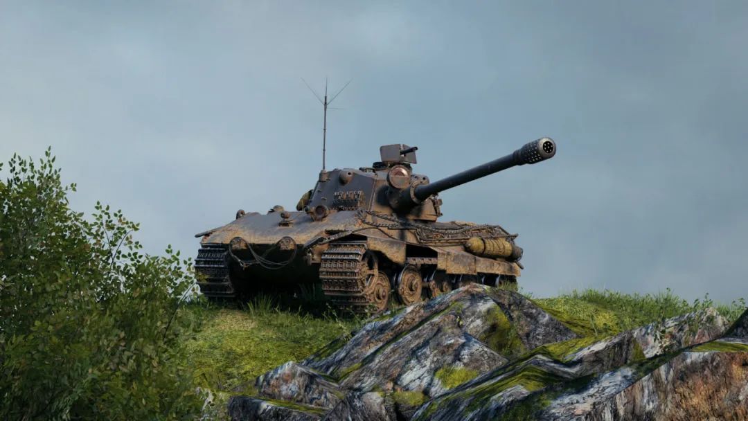 WOT风格丨德系最后的良心E-75 全新3D风格“装甲突击先锋”大图 如果上架 您会掏钱吗？ - 哔哩哔哩