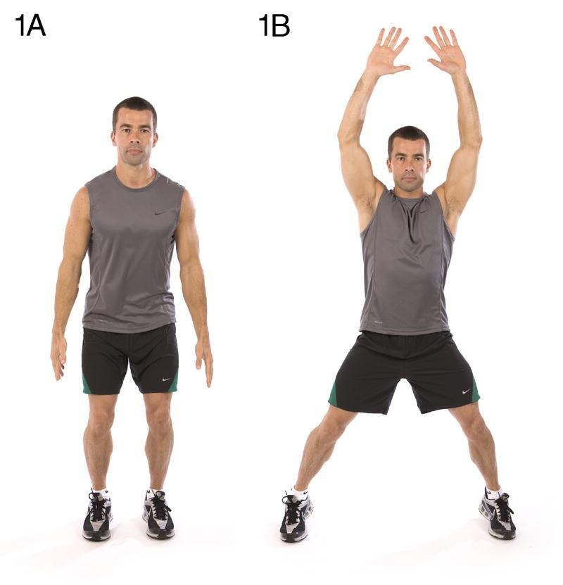 开合跳是怎么跳的？开合跳标准动作要领图解_想瘦下来就靠她了 - 哔哩哔哩