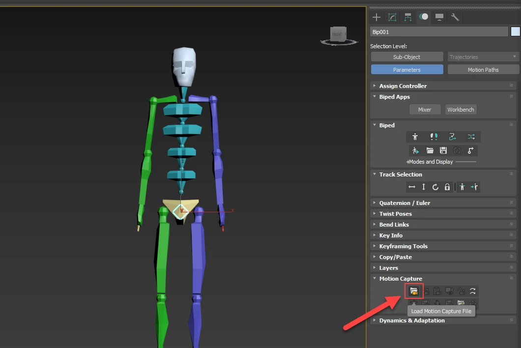 Axis Studio to 3Ds Max Biped - 哔哩哔哩