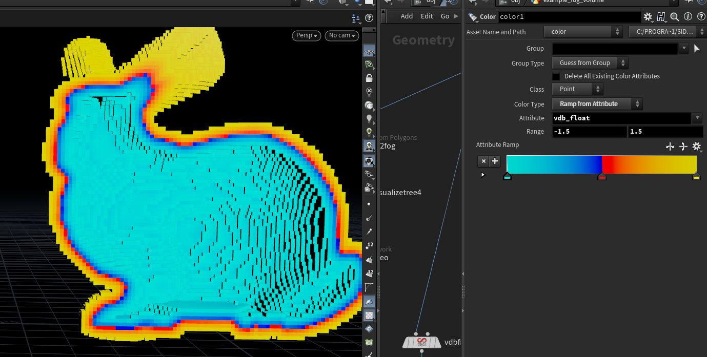 [Houdini] VDB from Polygons - 哔哩哔哩