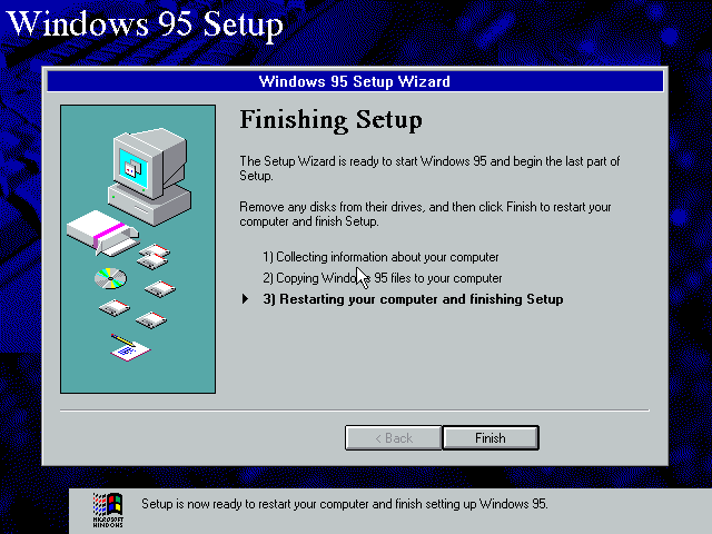【装个系统】Windows95 安装实录 14张软盘版 - 哔哩哔哩