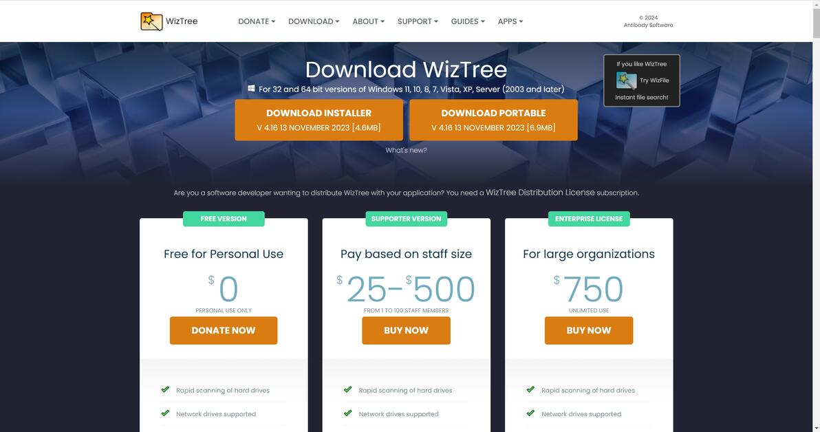 WizTree——PC电脑磁盘管理软件 - 哔哩哔哩