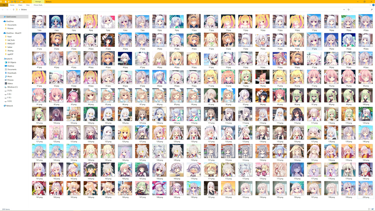 【200 张】纯 Galgame 表情包分享（1） - 哔哩哔哩