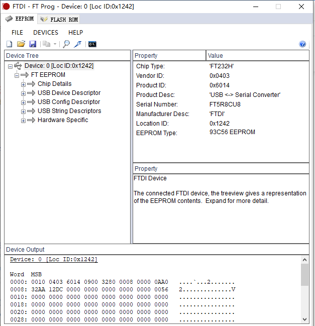 FT232H配置成232标准串口 - 哔哩哔哩