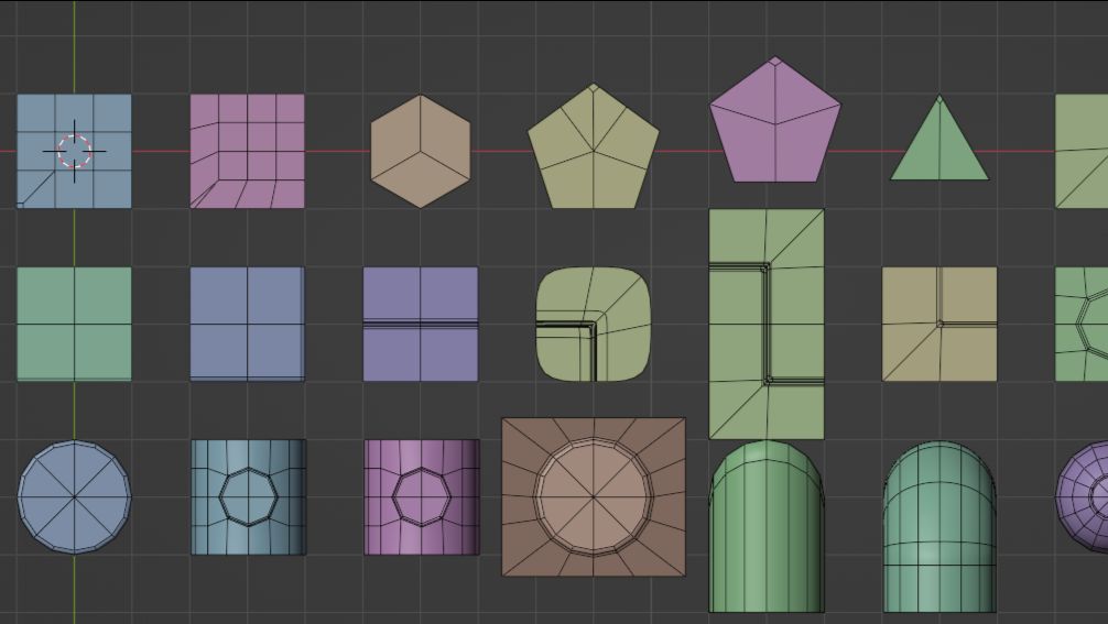 Blender新手布线导图 哔哩哔哩