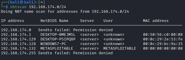 nbtscan：获取 NetBIOS 名称信息的网络扫描神器！全参数详细教程！Kali Linux教程！ - 哔哩哔哩